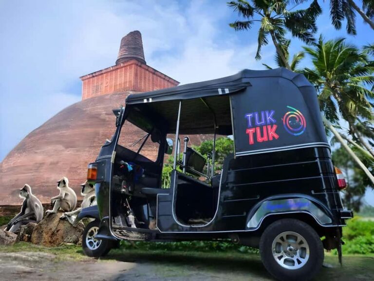 Anuradhapura: 14 Ancient City Sites Tuk Tuk Tour - Breakdown of the Itinerary