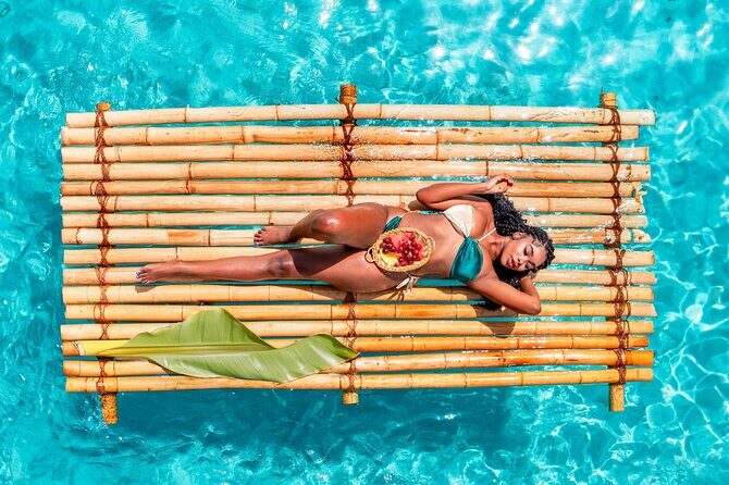 Aruba Bamboo Raft Photo| Videoshoot + Free Cocktails Edits 24Hrs - The Value of This Experience