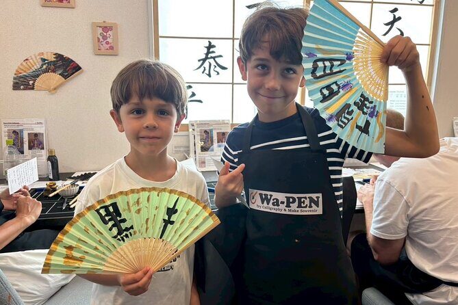 AsakusaJapanese Calligraphy & Make your original folding fan! - What to Expect During the Tour