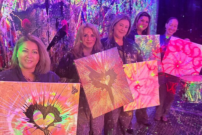 Atlanta Spin Art  Create Your Own Masterpiece - What to Expect from Your Spin Art Experience