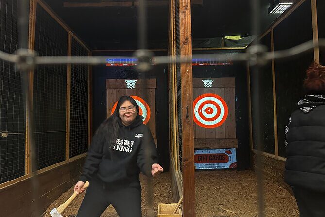 Axe Academy Projector Lane Axe Throwing Experience - The Experience in Detail