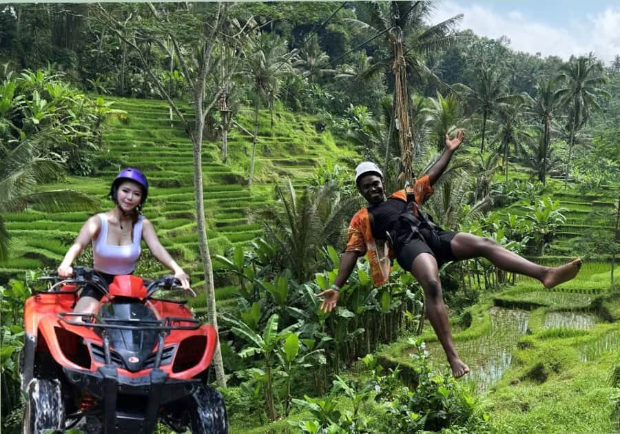 Bali: ATV Rafting Zipline Swing &Sky Bike in Ubud Rice Field - Detailed Itinerary and What to Expect