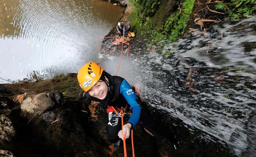 Bali: Canyoning Adventure at Aling Waterfall - The Itinerary in Detail