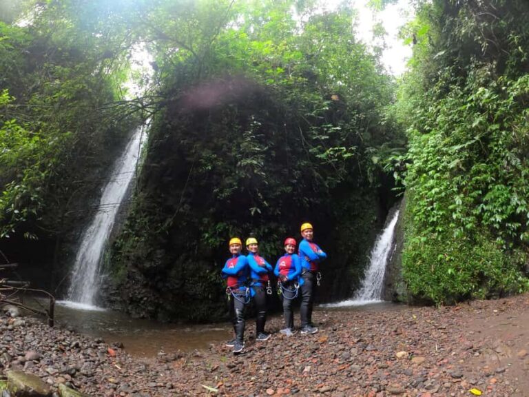 Bali: Gitgit Canyon Canyoning Trip with Breakfast and Lunch - Safety and Training: The Guides Make All the Difference