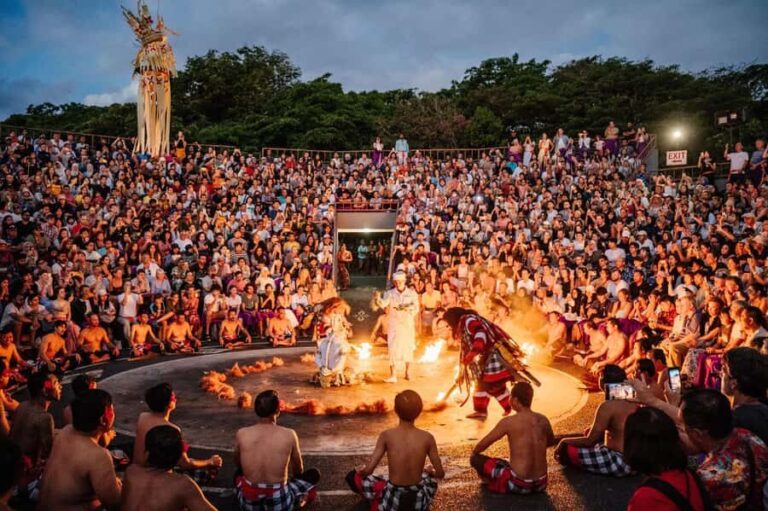 Bali: Padang Beach, Uluwatu Kecak Fire Dance, & Suluban Tour - Detailed Breakdown of the Itinerary
