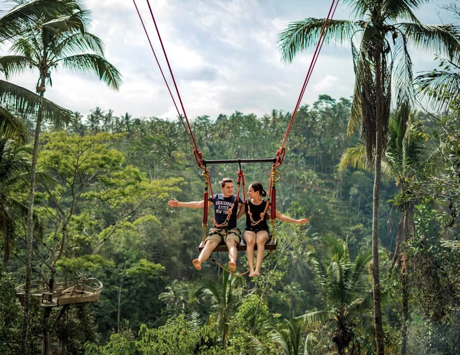Bali: Swing with Falls, Rice Terrace, & Monkey Forest Option - Transportation and Duration