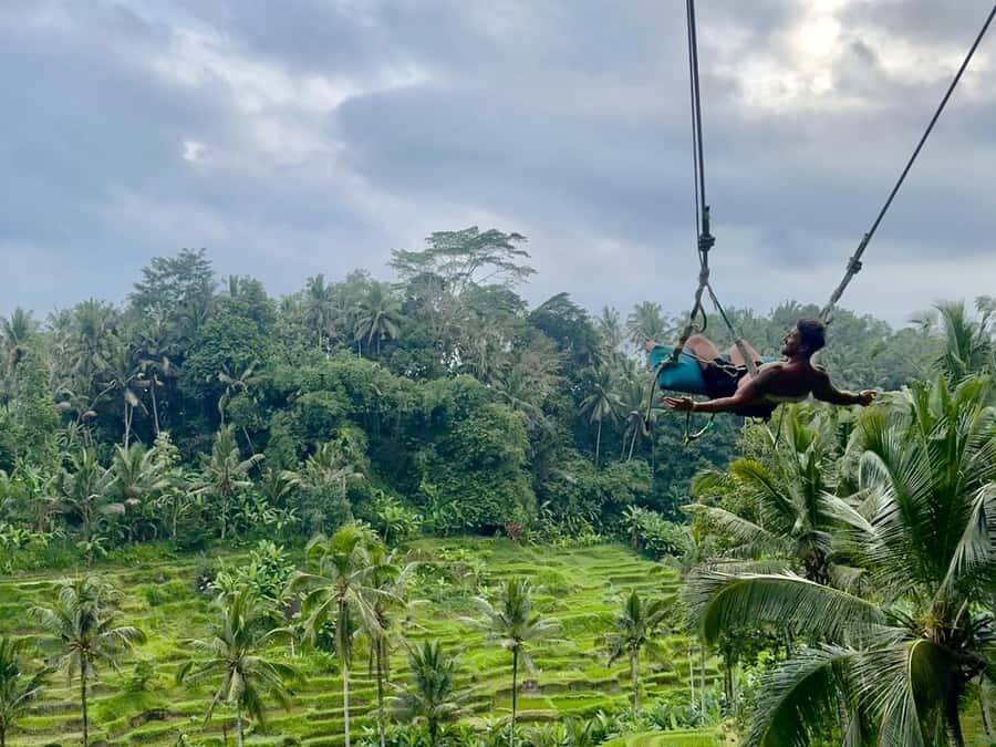 Bali/Ubud: Swing, Zipline & SkyBike Rice Terrace Adventure - What to Expect from the Itinerary