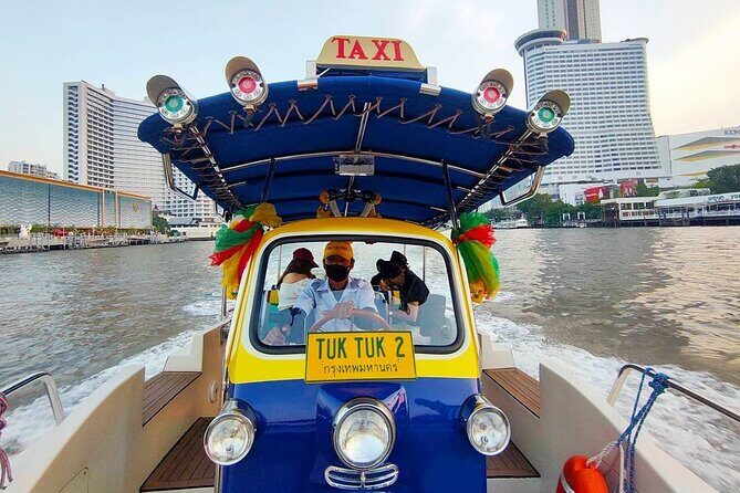 Bangkok Tuk Tuk speedboat Ride on the Chao Phraya River - What to Expect Onboard