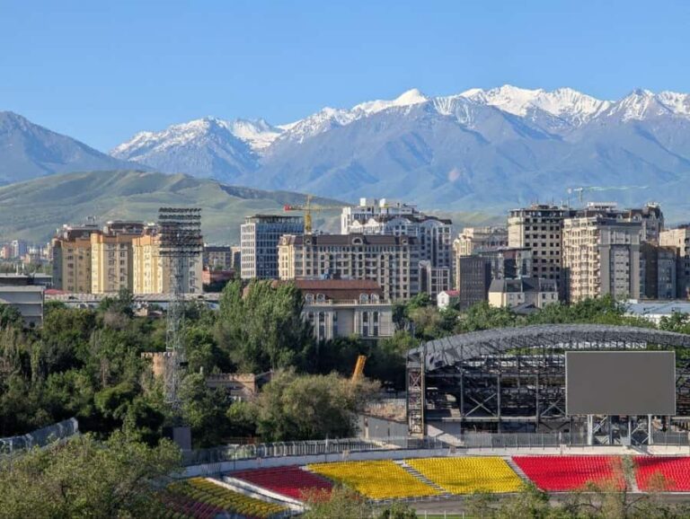 Bishkek: City Tour, Ata-Beyit and Osh Bazaar - The Significance of Ala-Too Square and the National Symbols