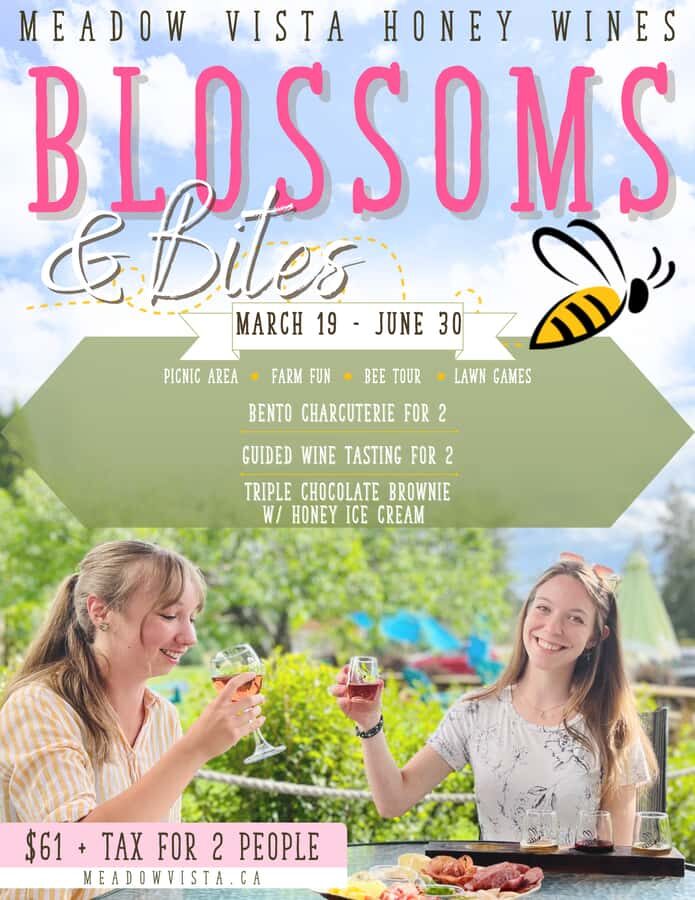 Blossoms + Bites Springtime Meadery Luncheon for Two Kelowna - A Closer Look at the Blossoms + Bites Experience