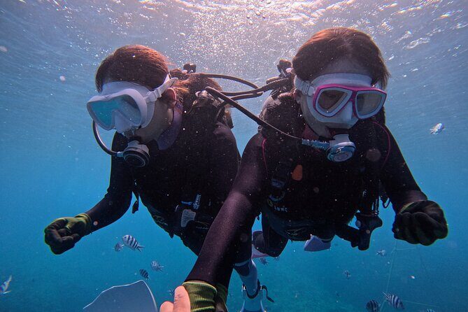 Boat entry diving at the Blue Cave in Onna Village, Okinawa! - FAQs