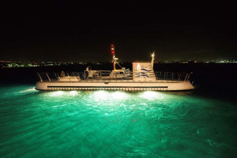 Bridgetown: Submarine Guided Night Tour - The Itinerary in Detail