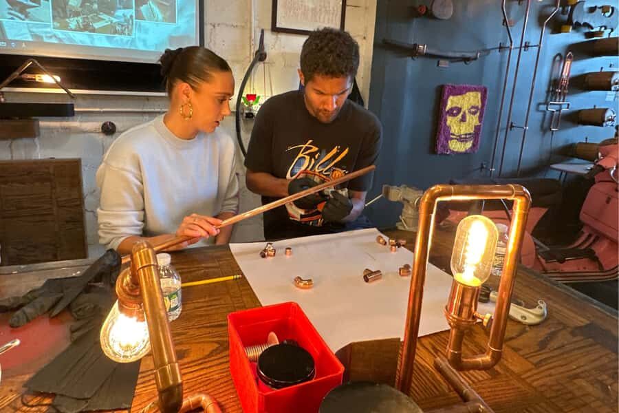 Brooklyn: Custom Copper Lamp Workshop - What to Expect in the Copper Lamp Workshop