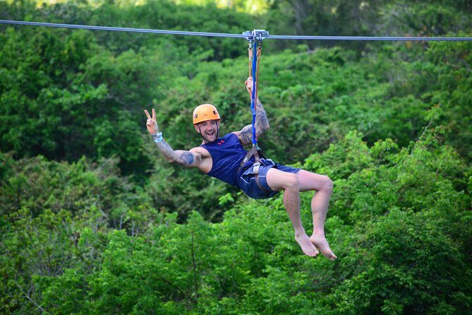 Buggy Adventure, Zipline Mega Splash and Waterfall Pool at Bavaro Adventure Park - Deep Dive into the Stops