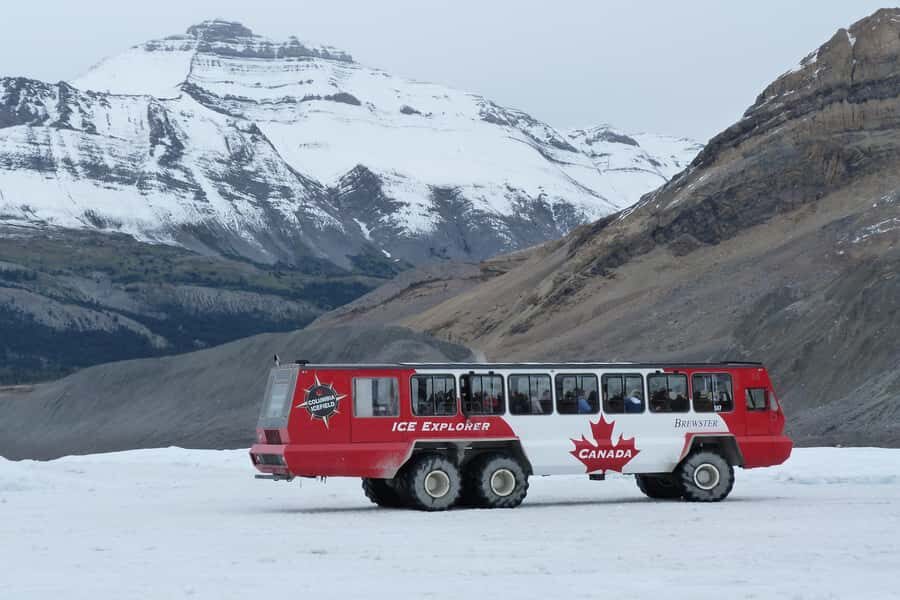 Calgary: Columbia Icefield & Skywalk, Peyto, Bow & Glaciers - Crowfoot Glacier Viewpoint