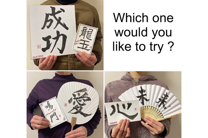 Calligraphy Experience in Tokyo Writing on Colored Paper - Authenticity and Accessibility