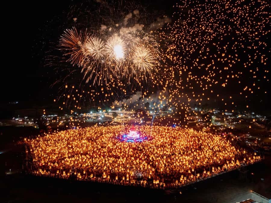 Chiang Mai CAD Yi Peng Khomloy Sky Lantern Festival Official - The Experience from the Reviews