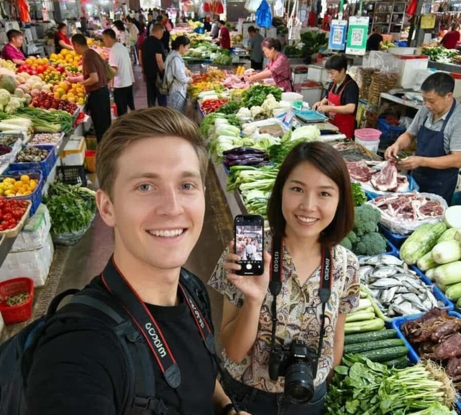 Chongqing's back alley delicacies and tranquil temples - Serene Reflection at Luohan Temple