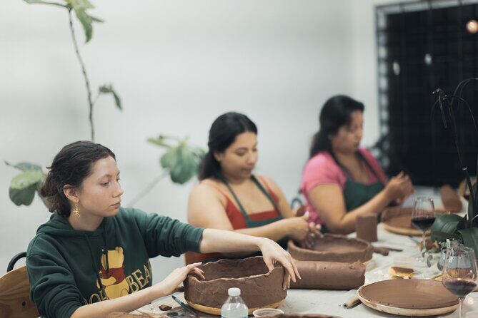 Clay Crush A Valentines Day hand-building Pottery Class - What to Expect During the Workshop