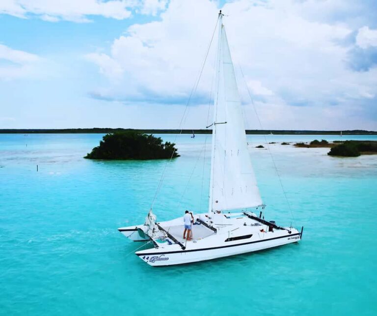 Costa Maya: Private catamaran tour in the 7-color lagoon with lunch - The Experiences Value and Practicalities