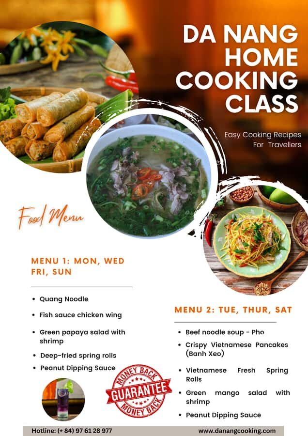 Da Nang: Home Cooking Class E-Ticket - What You’ll Cook and Taste