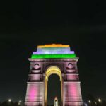 Delhi Night View Tour  4-Hour Evening Experience - The First Stop: India Gate at Dusk