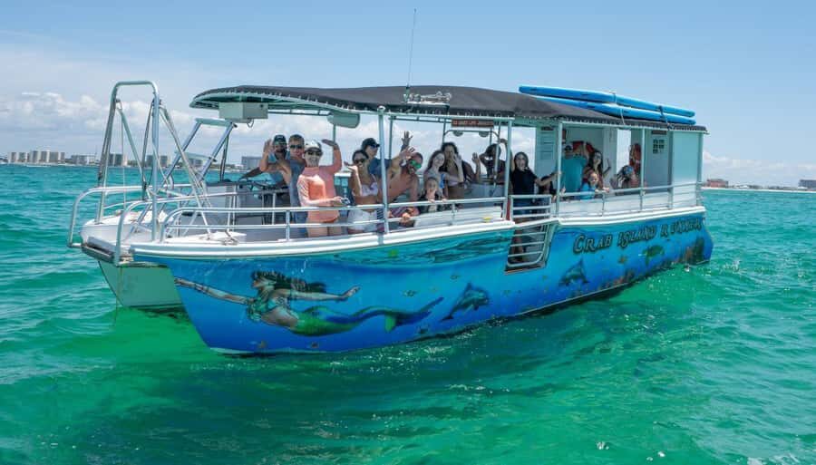 Destin: Crab Island Swim Trip Aboard The Crab Island Runner - Meeting Point & Practical Details