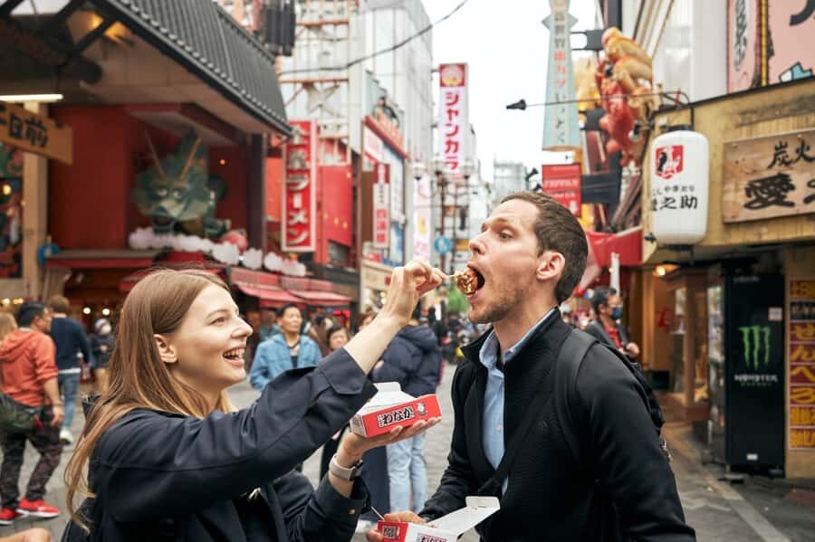 Eat Like a Local in Osaka Private Custom Street Food Tour - Walking Through Osaka’s Streets