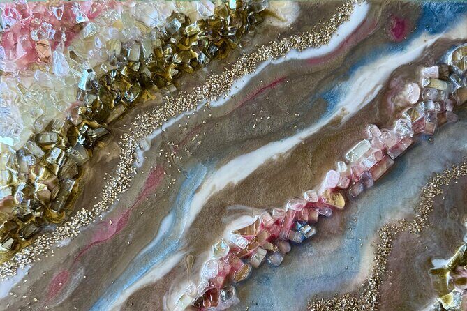 Epoxy Resin Geode Painting Art Class - The Scenic Stops: Paia and Hookipa Beach Park