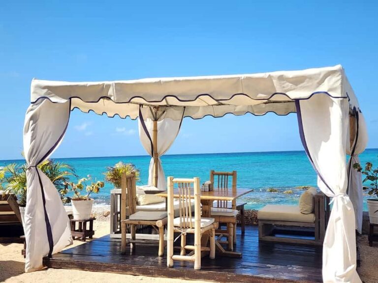 Falmouth: Bamboo Beach Club VIP Cabana with Food & Beverage - The Experience at Bamboo Beach Club
