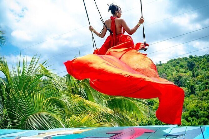 Flying Dress and Swing Photoshoot from Ocho Rios ports and Hotels - What to Expect at the Locations