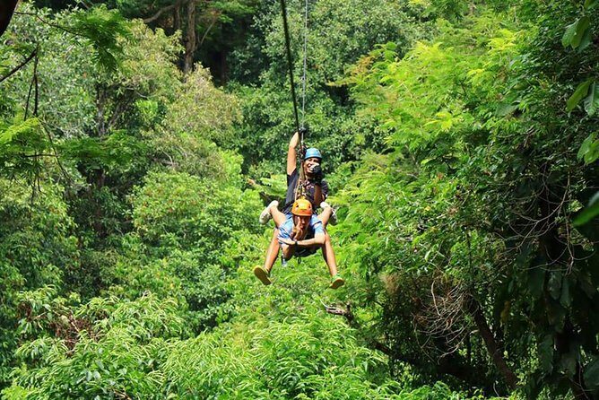 Flying Hanuman Ziplines 42 platforms With Lunch & Transfer RoundTrips - The Value of the Price
