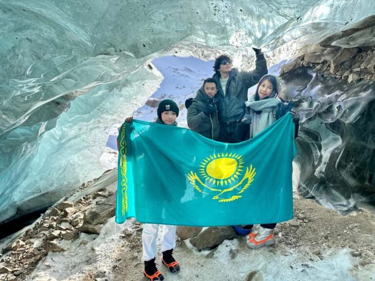 From Almaty: Shymbulak Glacier & Cave Hike with Lunch - The Guided Hike: Approaching the Glacier