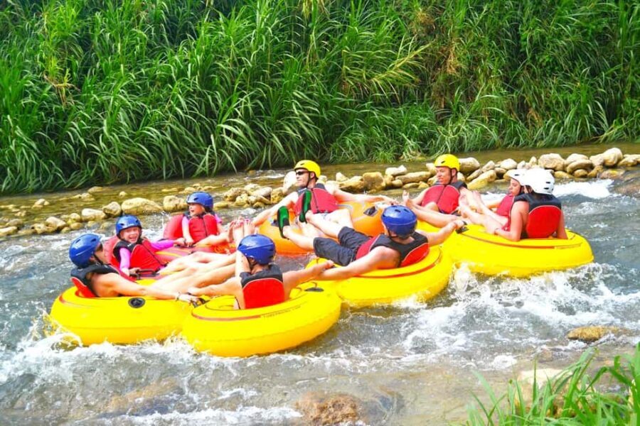 From Falmouth: Waterfalls, Blue Hole and River Tubing Tour - Transportation, Timing, and Group Size