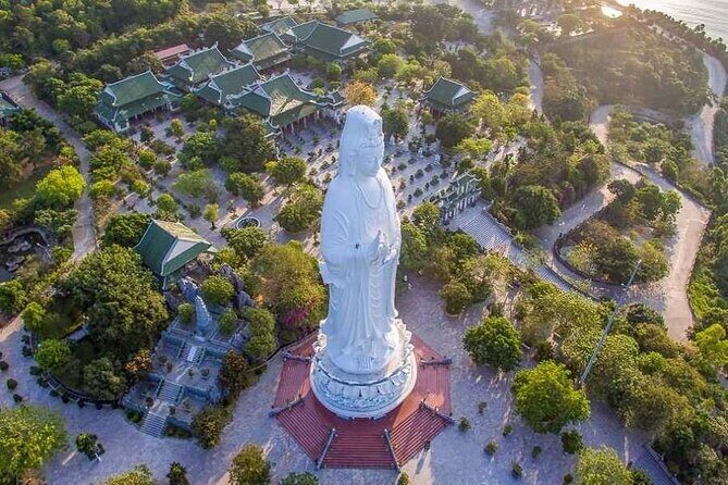 From Hoi An/Da Nang: Marble Mountains & My Son Sanctuary Day Tour - Lady Buddha on Monkey Mountain: A Majestic Welcome