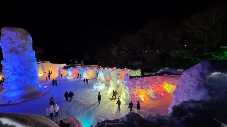 From Sapporo: Lake Shikotsu Ice Festival & Illumination Tour - Breaking Down the Itinerary