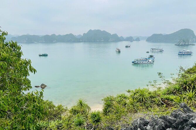 Full day boat trip to Lan Ha bay Ha Long bay and Monkey island - The Sum Up