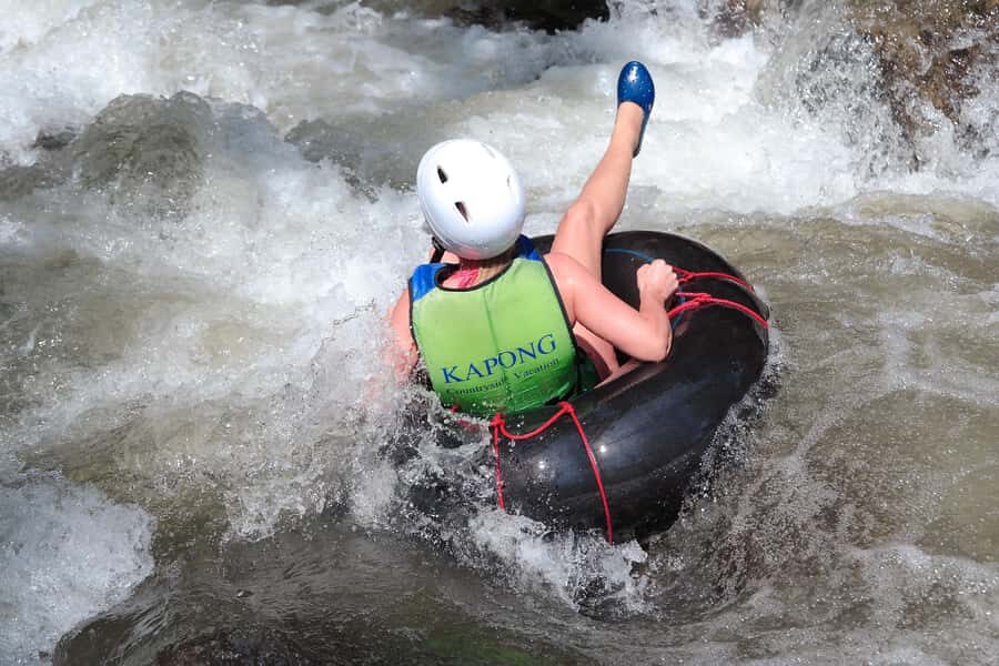 Full day Jungle trekking with Tubing adventure - Transportation and Group Size