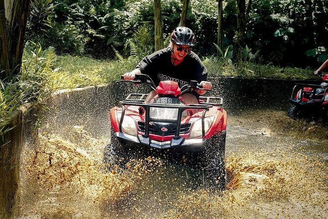 Full Day Tour ATV Adventure and Tegenungan Waterfall and Temples - Key Points