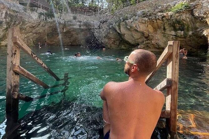Full-Day Tulum Cenotes Dos Ojos and Gran Cenote Tour - The Come to the Light Sculpture Photo Stop