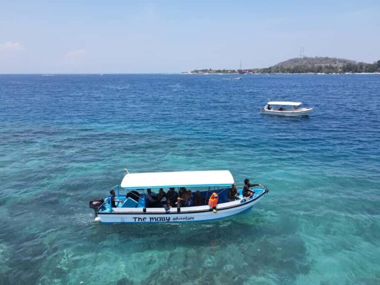 Gili island Snorkelling by private glass bottom boat - What to Expect: The Itinerary Breakdown