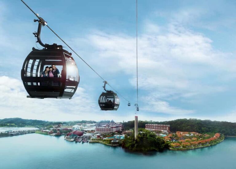 Guided Sentosa Island Tour with CableCar & Wing Of Time Show - Practicalities and Tips