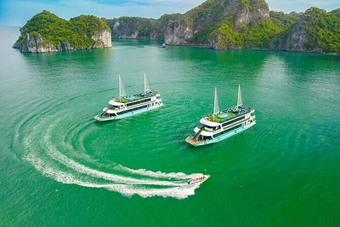 Ha Long Bay Day Tour by 5 Stars Luxury Amethyst Cruise - The Journey Begins at Tuan Chau Marina