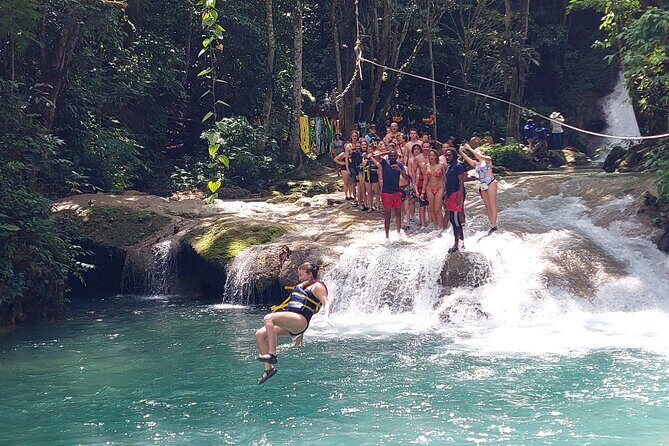 Half Day Blue Hole Secret Falls Tour From Falmouth Trelawny - Arriving at the Blue Hole: A Natural Playground
