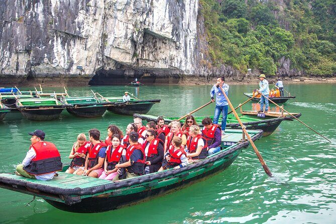 Halong Bay 5 Star Cruise from Port with Cave Tour Kayak and Lunch - Transportation and Group Size