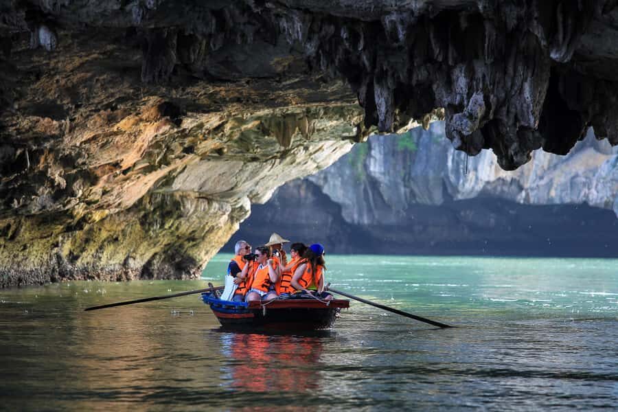 Halong Bay: Day Cruise with Caves, Kayaking & Sunset Party - Arrival at Halong International Harbor and Boarding