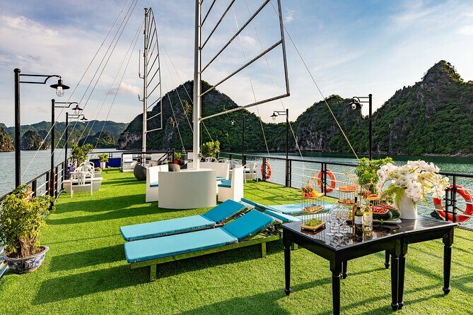 Halong Bay Day Trip Luxury Cruise With Jacuzzi and Buffet Lunch - Practical Tips for Travelers