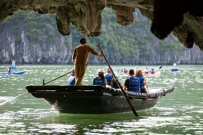 Hanoi: 2-Day 1-Night Halong Bay 4-Star Cruise with Seaview Cabin - Day 2: Sunrise, Caves, and Kayaking