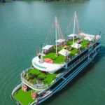 Hanoi : 5 Star Halong Bay Cruise Buffet Lunch,Limousine & Jacuzzi - Exploring the Iconic Islands and Caves