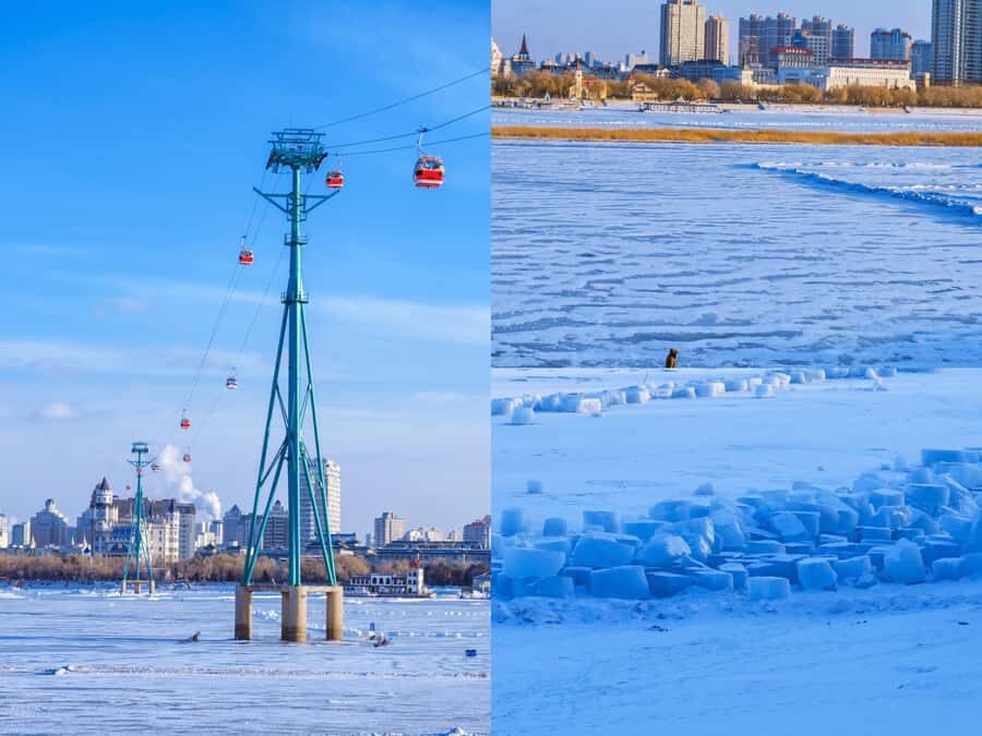 Harbin:Songhua River Cableway Round-Trip entry (Opt - Who Will Love This Tour?